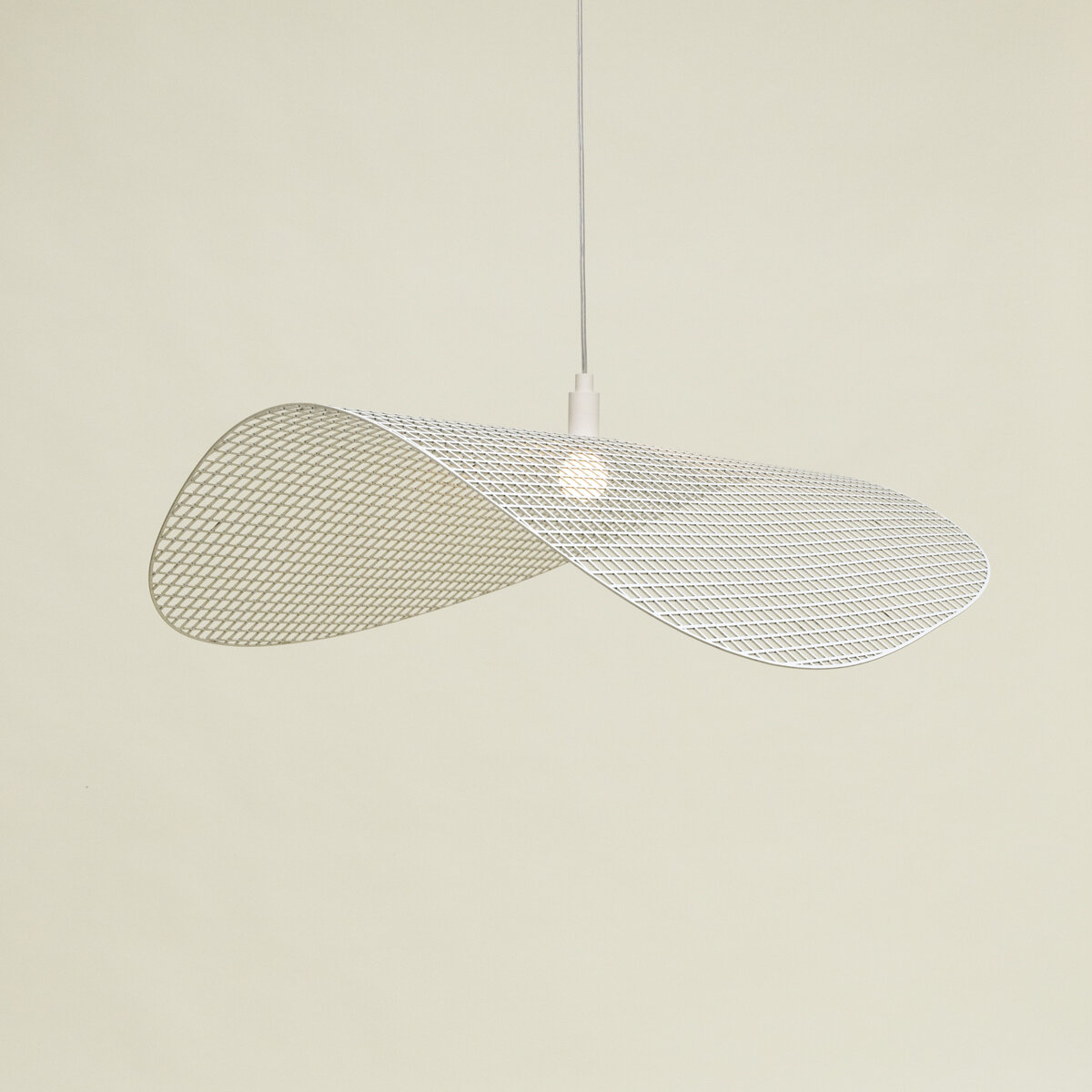 Grid lamp Wit